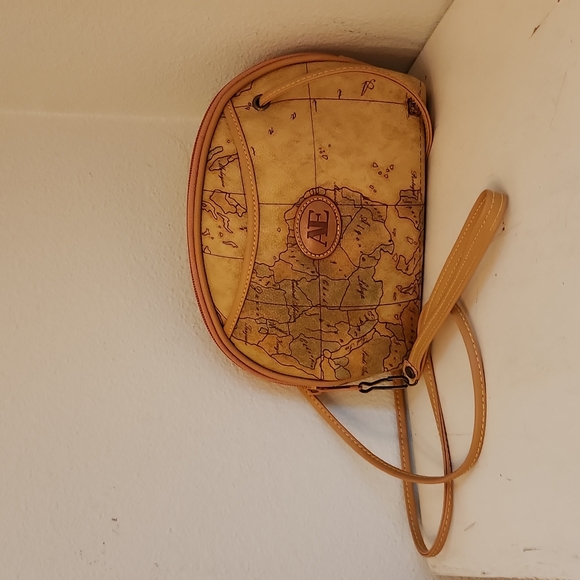 Allan Edward | Bags | Vintage Allan Edward Map Shoulder Bag | Poshmark